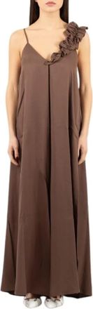 LuckyLu Femme, Robes, Brun, Taille: 40 FR Ab26Te Maxi Dress
