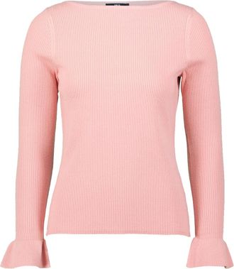 Zero Damen Pullover mit Volants am &Auml;rmel 40, Bridal Rose