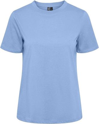 Pieces Damen Pcria Ss Solid Tee Noos Bc, Hydrangea,XL