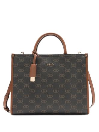 Liu Jo sac porté épaule médium à logo - Marron