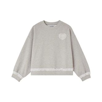Ganni Damen, Sweatshirts & Hoodies, Grau, XSGr&ouml;&szlig;e