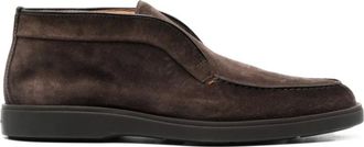 Santoni Homme, Chaussures, Brun, Taille: 40 EU Suede Desert Boot
