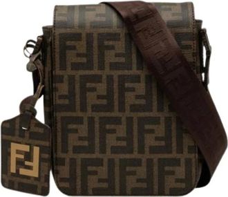 Fendi Sac bandouli&egrave;re vintage doccasion - Femme - Pre-owned - Brun - Taille: ONE Size