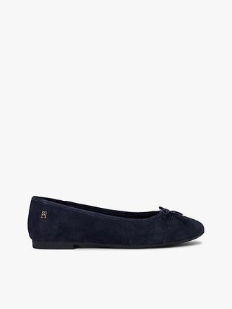 Tommy Hilfiger Ballerines en daim &agrave; monogramme TH