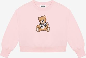 Moschino Sweat en coton Moschino Teddy Bear - Rose