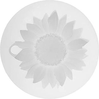 CHICIRIS Moule de Tournesol Clair, Moule de Coulée en Résine en Forme de Fleur 3D pour Pendentif Bracelet Bracelet Bijoux Porte-clés Breloques Bricolage, Gâtea