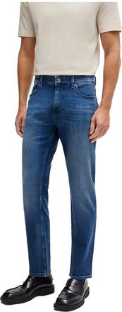BOSS Herren H-Delaware Delaware Slim-Fit Jeans aus blauem Stretch-Denim Blau 33/32