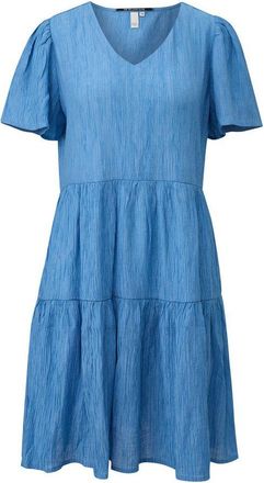 QS by s.Oliver Minikleid Kleid Knielanges Stufenkleid