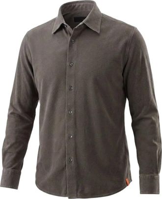 Roberto Ricci Design Rrd, Homme, Chemises, Brun, Taille: M Techno Wash Piqu&eacute; Shirt