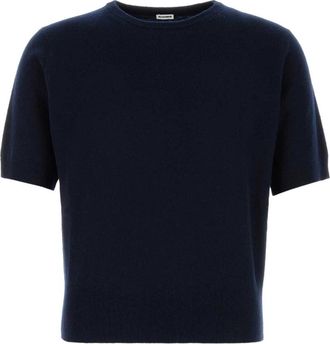 Jil Sander Wollmischpullover - - Knitwear - Herren - Blau - XL