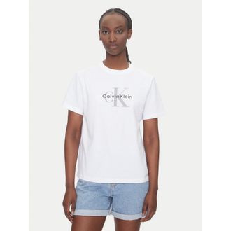 Calvin Klein Jeans T-Shirt Hero LV047B865G Wei&szlig; Regular Fit