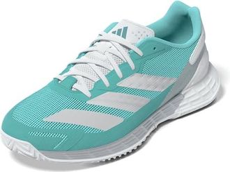 adidas Femme Defiant Speed 2 Tennis Shoes Chaussures, Flash Aqua/Silver met./Mint Ton, 42 EU