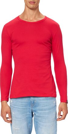 Trigema Herren Langarmshirt 602501, kirsch (kirsch), XL