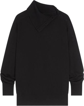 Dries Van Noten pull à col cheminée - Noir