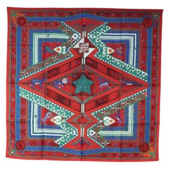 Herm&egrave;s &Eacute;charpe en soie Pre-owned - Femme - Pre-owned - Multicolore - Taille: ONE Size