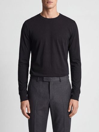Tom Ford Pull &agrave; col rond en lyocell et coton &agrave; manches longues