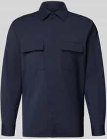 Digel Relaxed Fit Hemdjacke mit Schurwoll-Anteil Model Arion