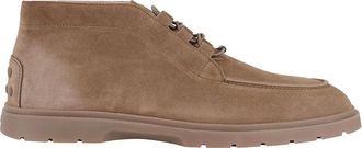 Tod's Homme, Chaussures, Brun, Taille: 43 EU Desert Lace-Up Bottes