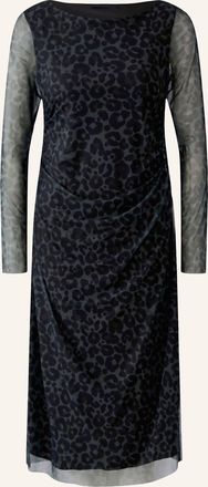 Oui Mesh-Kleid braun