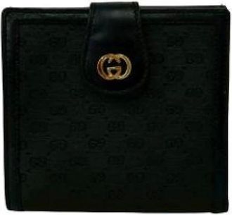Gucci Portefeuille Pre-owned (bi-pli) - Femme - Pre-owned - Noir - Taille: ONE Size