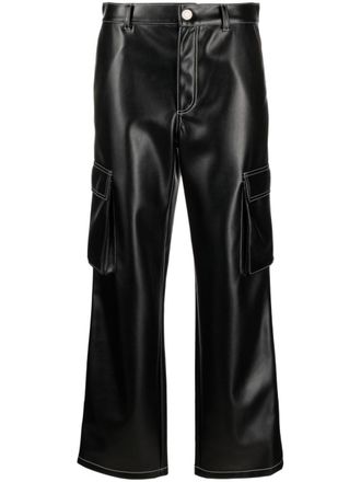 Philosophy di Lorenzo Serafini pantalon cargo à taille basse - Noir