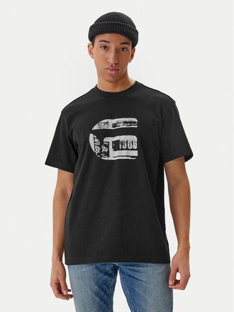 G-Star Raw T-Shirt G Icon Graphic D28823-E385 Schwarz Regular Fit