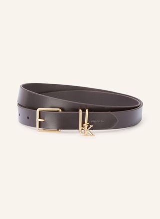 Calvin Klein Lederg&uuml;rtel braun