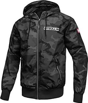 Pitbull Veste Homme, Veste Homme Capuche, Veste Homme Mi Saison Athletic Logo, Coupe Vent Homm, Veste de Pluie Homme, Blousons Homme, Veste Pour lextérieur - 