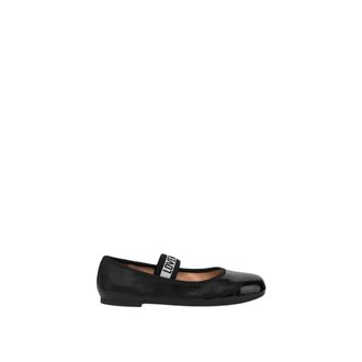 Love Moschino Femme, Chaussures, Noir, Taille: 40 EU Ballerines en cuir verni