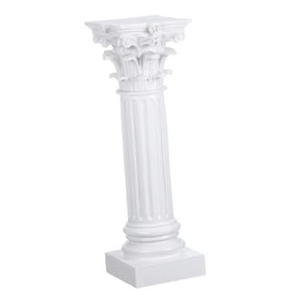 Soimiss Römische Säule Kerzenhalter Dekorativ Vielseitig Eleganter Harz Kerzenständer für Wohnraum und Garten Stilvolle Deko Säule Griechisch römischer Bausti