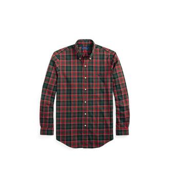 Polo Ralph Lauren Chemise col am&eacute;ricain &agrave; carreaux en coton