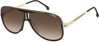 Carrera Sonnenbrillen 1059/S Black Gold/Brown Shaded 64/11/145 Herren