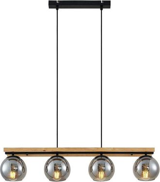 Lindby [GEBRAUCHT] B-Ware Lindby Philika Glas Pendelleuchte H&auml;ngeleuchte Deckenlampe Lampe Vierflammig
