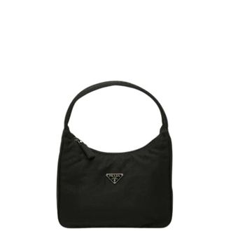 Prada Pre-owned Nylon Schultertasche - - Pre-owned - Damen - Schwarzk - ONE SIZE