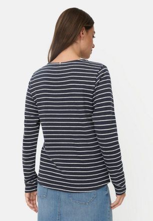 Camel Active Langarmshirt mit Seitenschlitzen Langarm