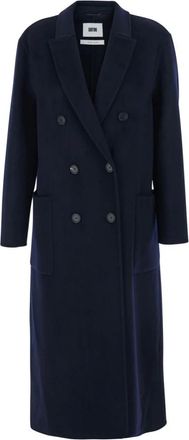 Mauro Grifoni Femme, Manteaux, Bleu, Taille: 36 FR Manteau crois&eacute;