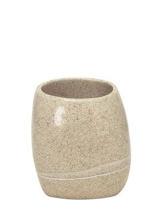 Kleine Wolke 5080226852 Zahnputzbecher Stones, Accessoires, sandbeige