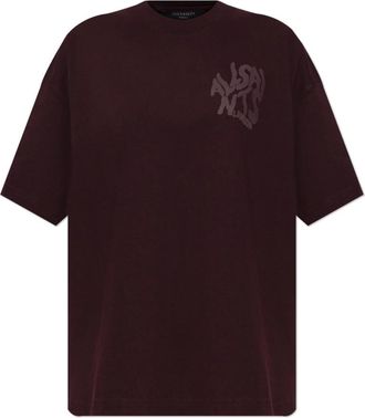 AllSaints Femme, Tops, Rouge, Taille: 42 FR Orlando T-Shirt