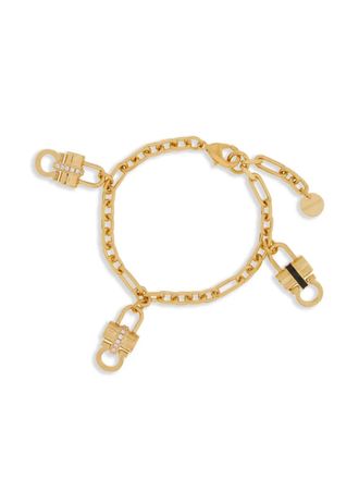 Ferragamo bracelet &agrave; pendentif cadenas - Or