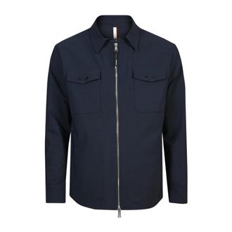 PMDS Premium Mood Denim Superior Full Zip Overshirt Rahul - - Jackets - Herren - Blau - 2XL