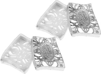 Garneck 2Er-Box Kiste des Heiligen Grals aufbewahrungsdose storage boxes Aufbewahrungsbox für Rosenkranz-Box der Jungfrau Maria Islam-Andenken Etui für Schmuc