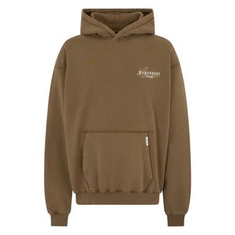 Represent Hoodie mit gesticktem Logo - - Sweatshirts & Hoodies - Herren - Braun - L