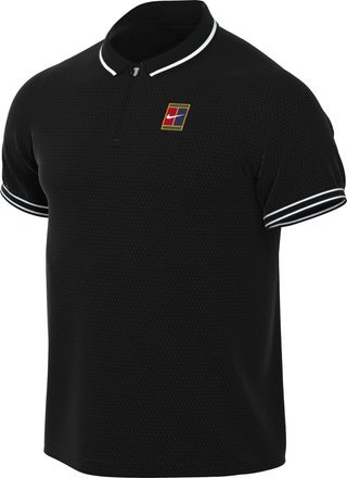 Nike Nike Herren Heritage Poloshirt, Black/White, XL