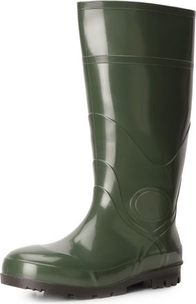 Ladeheid Gummistiefel Herren hoch Erwachsene wasserdichte Regenschuhe LA-914 (Grün, 43 EU)