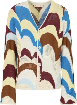 Marni Homme, Pulls, Multicolore, Taille: M Cardigan