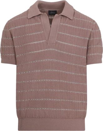 Brioni Homme, Tops, Rose, Taille: XL T-shirt