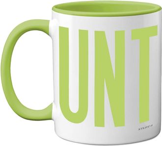 Stuff4 Lustige Tassen für Männer und Frauen - C UNT Tasse - Lustige Sarkastische Slogan Geschenke für Arbeitskollegen, C*nt Grob Unhöflich Neuheit Witz Gag G
