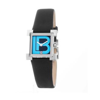 Laura Biagiotti Femme, Accessoires, Noir, Taille: ONE Size &Eacute;l&eacute;gante montre habill&eacute;e avec bracelet en cuir