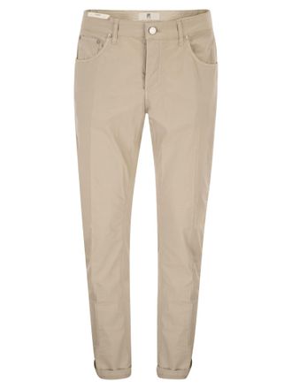 Pantaloni Torino Pantalon Cinq Poches En Coton Stretch