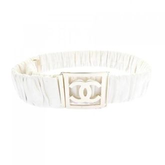 Chanel Pre-owned Vintage Belt - - Pre-owned - Damen - Wei&szlig; - ONE SIZE